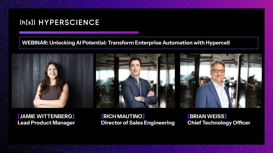 Webinar: Transform Enterprise Automation with Hypercell
