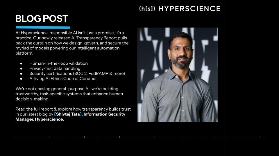 How Hyperscience Builds Trustworthy AI: A Look Inside Our Transparency ...